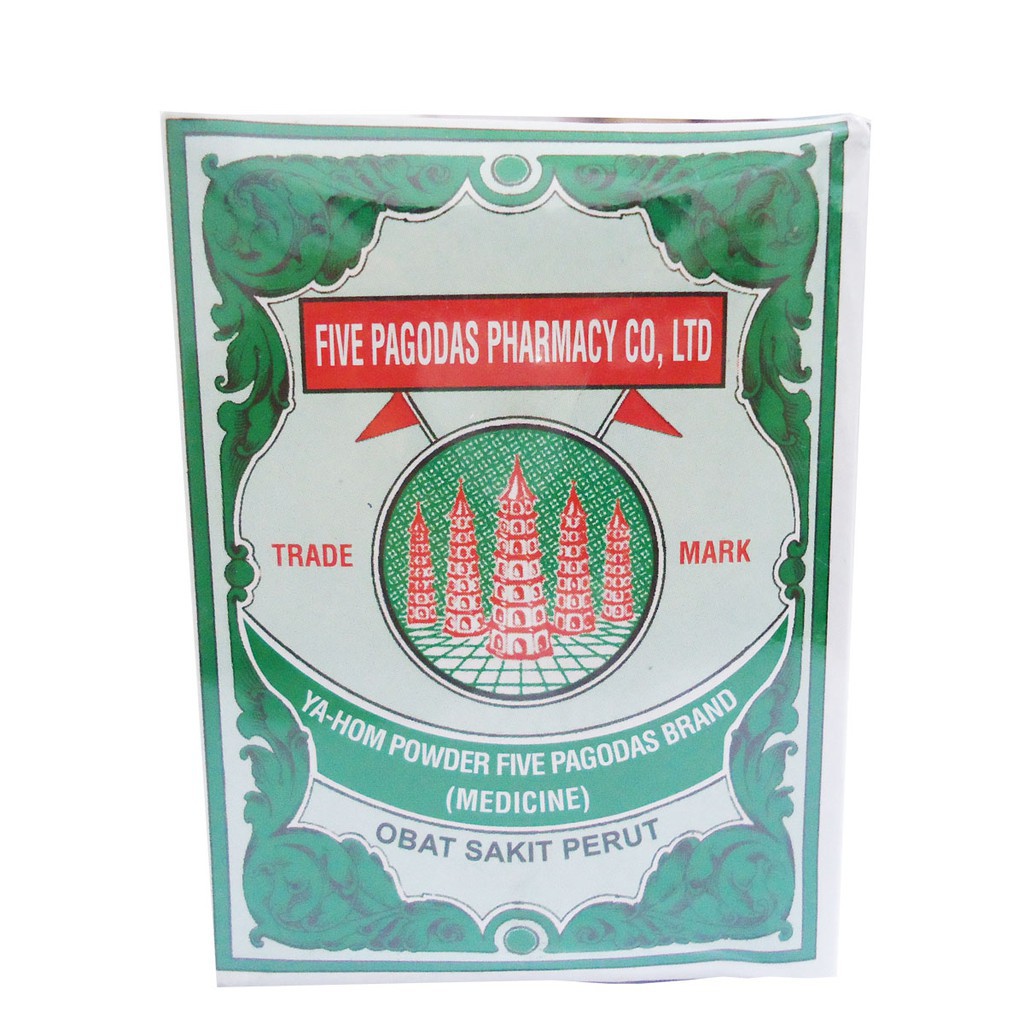 Jual Obat Sakit Perut Cap Menara Lima Pagoda Lima 25GR - Obat Mual ...