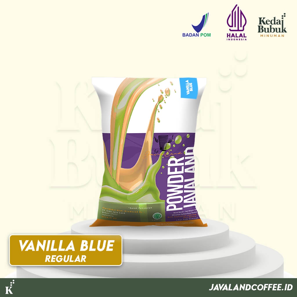 Jual Javaland Bubuk Minuman Rasa Vanilla Blue 1Kg - Regular Plain ...