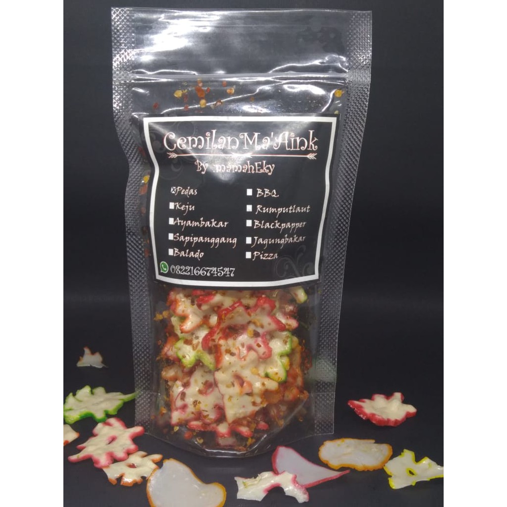 Jual Keripik Kerupuk Seblak 500gr Jajanan Jadoel Cap Ma Aink | Shopee ...