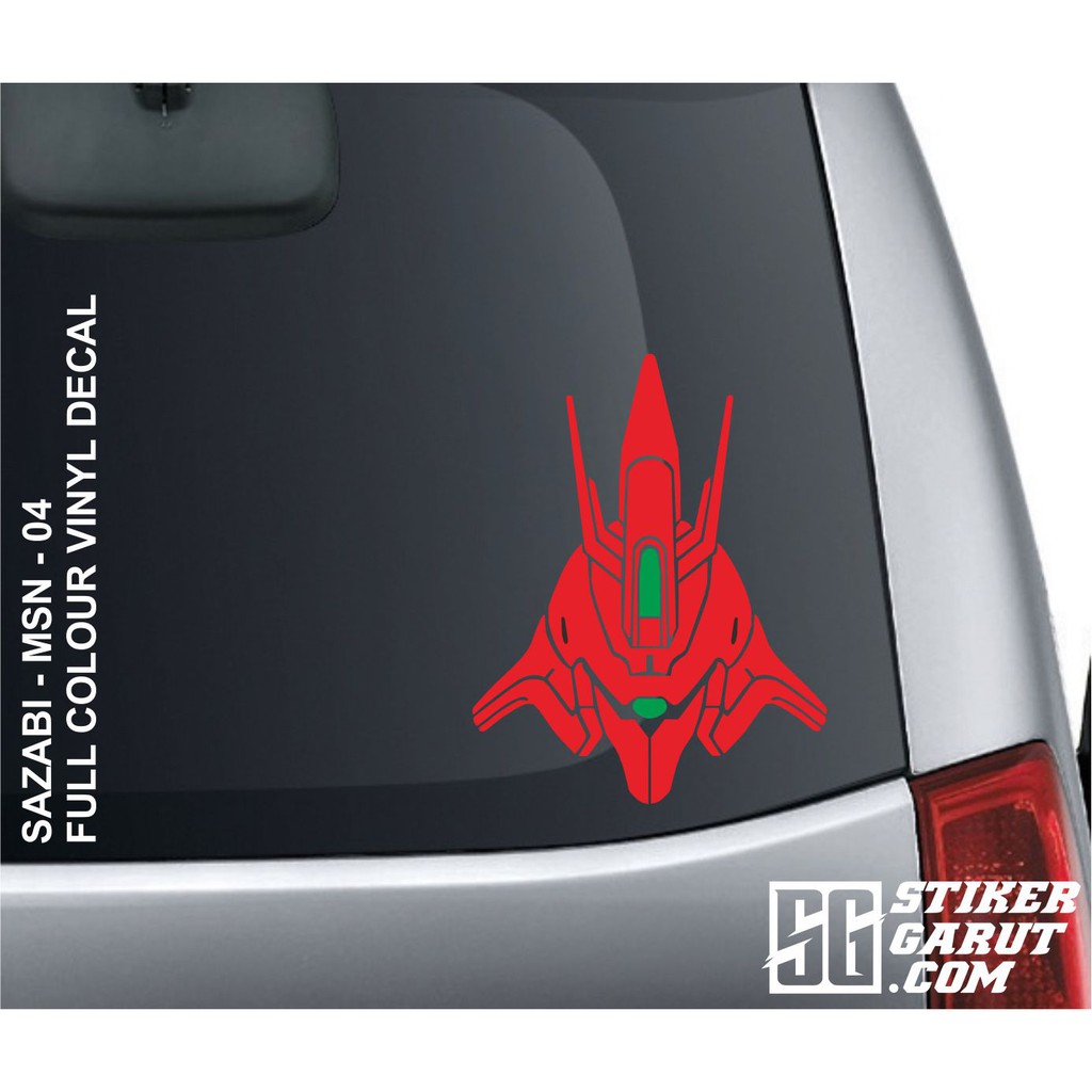 Jual Sticker / Stiker Cutting Sazabi - MSN-04 Full Colour | Shopee ...