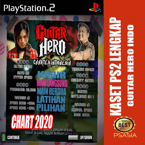 Jual Kaset ps2 Gitar Hero Indo Koleksi lengkap - Guitar Hero PS 2 ...