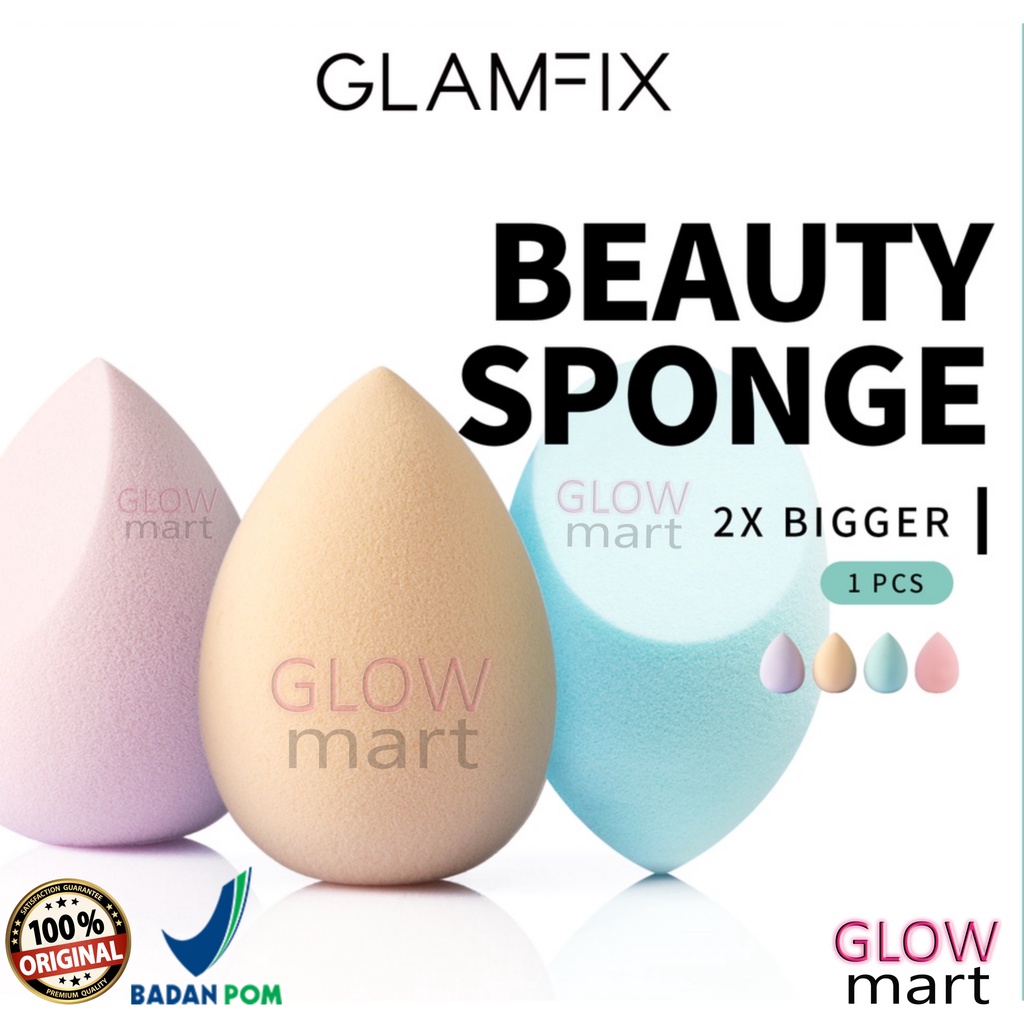 Jual GlowMart GLAM FIX Fabulous Beauty Sponge | Beauty Blender Spons ...