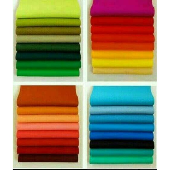 Jual kain-bahan boneka dan aksesoris/kerajinan tangan felt panel ...