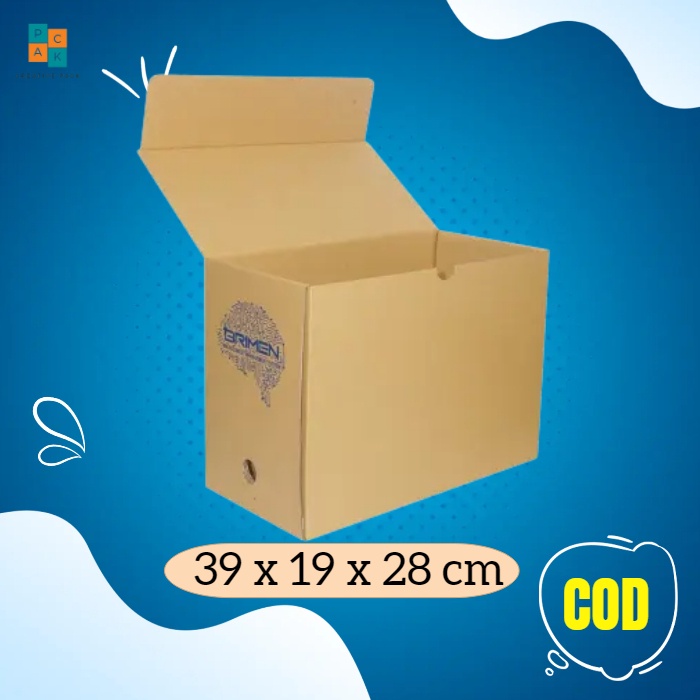 Jual Box arsip file 39x19x28 cm kardus kerdus filebox arsipbox dokumen ...