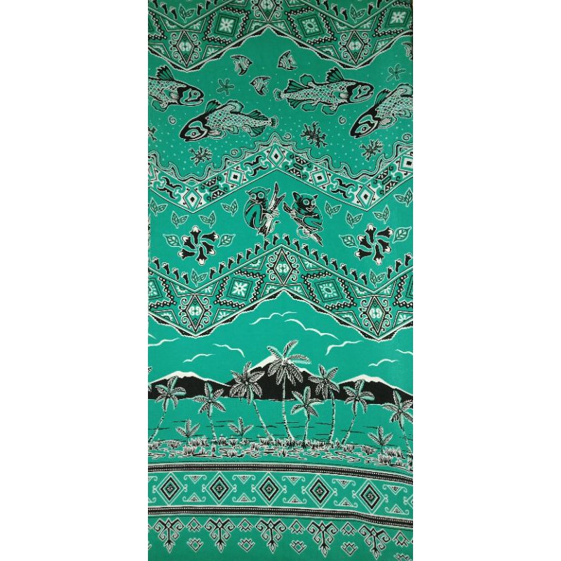 Jual Lulushop114 # Kain Batik Sulawesi Utara # Batik Bitung Sulut ...