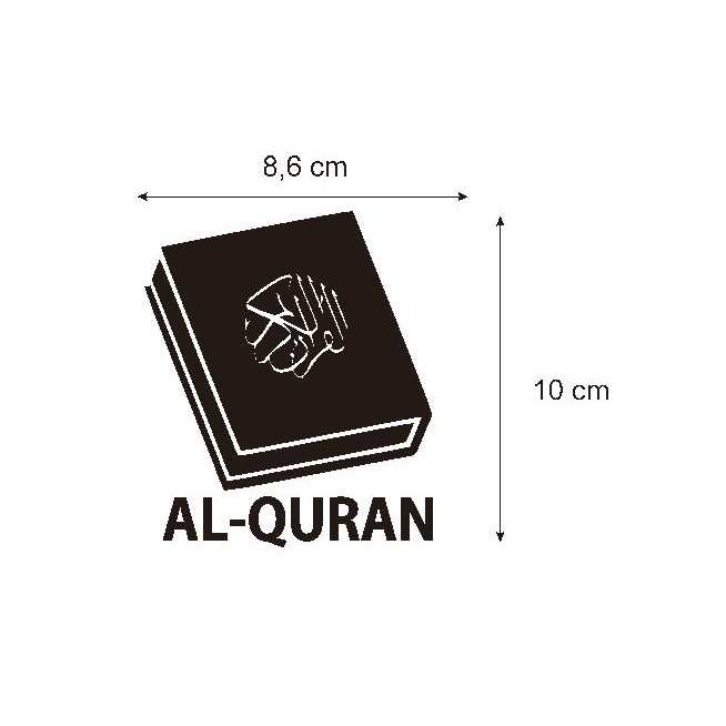 Jual Siap Kirim Stiker Nama Al Quran Cabinet Rak Laci Lemari Sticker ...