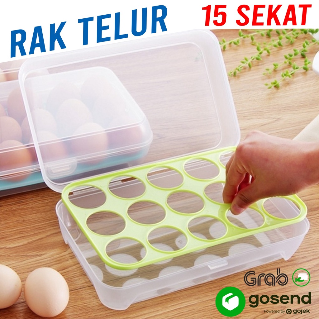 Jual Box Telur 15 Sekat | Shopee Indonesia