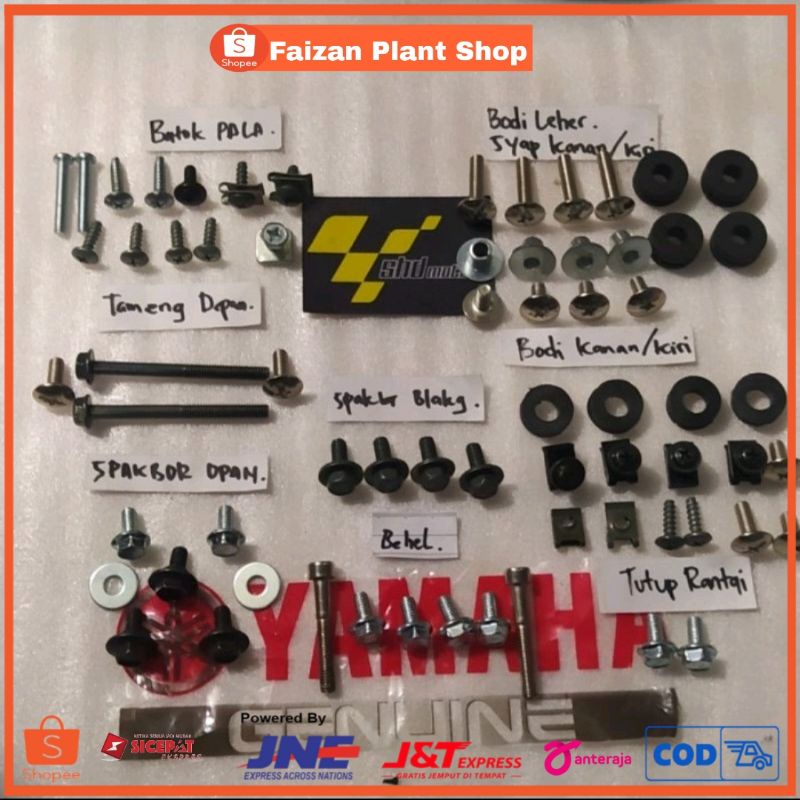 Jual baut motor vega lama,baut motor cripton,paket baut lengkap ...