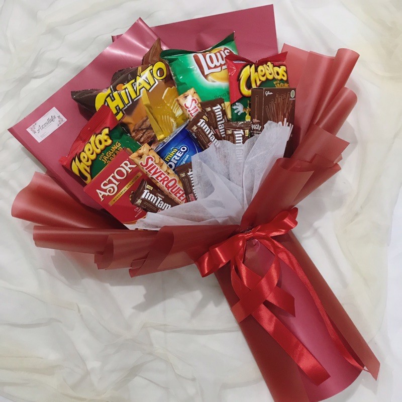 Jual [BEST SELLER] Buket snack / bouquet snack / bucket coklat medan ...