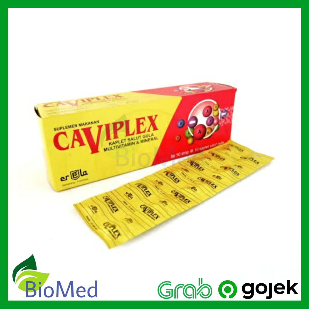 Jual CAVIPLEX - Multivitamin Vitamin C Suplemen Makanan Kesehatan ...