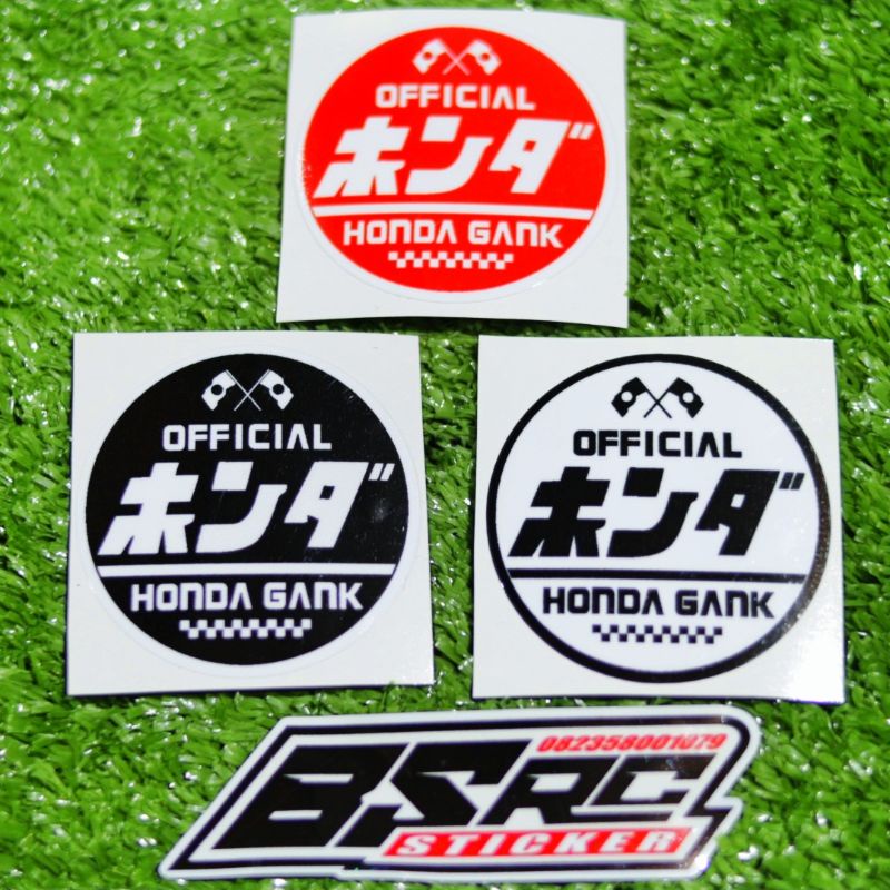 Jual sticker honda gank viral / sticker racing | Shopee Indonesia