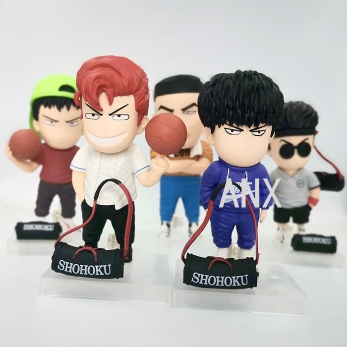 Jual SET Action Figure Chibi Slam Dunk Shohoku Figure Slamdunk | Shopee ...