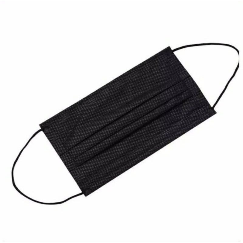 Jual Masker Hitam 3 PLY isi 50 PCS | Shopee Indonesia