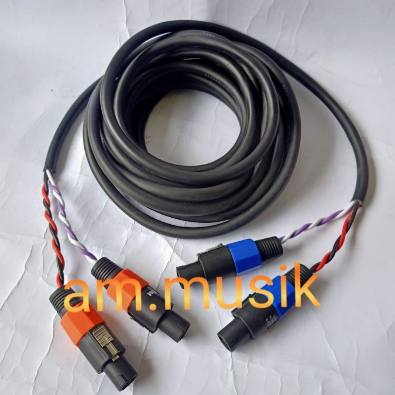 Jual KABEL SPEAKER CRIMSON 4x1,5 SPIKON TO SPIKON 15 METER | Shopee ...