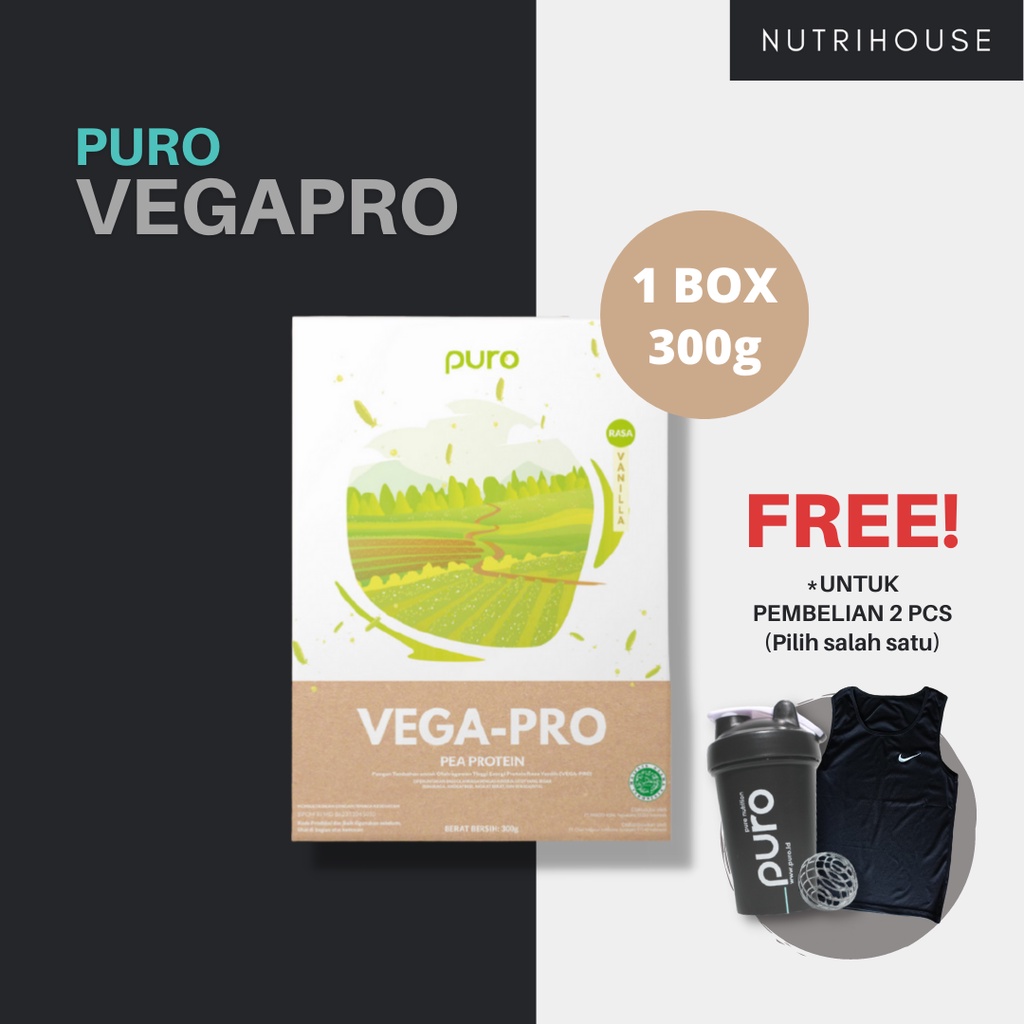 Jual PURO VEGAPRO 300gr 1 box VEGA PRO VEGA-PRO Vegan Protein Meal ...
