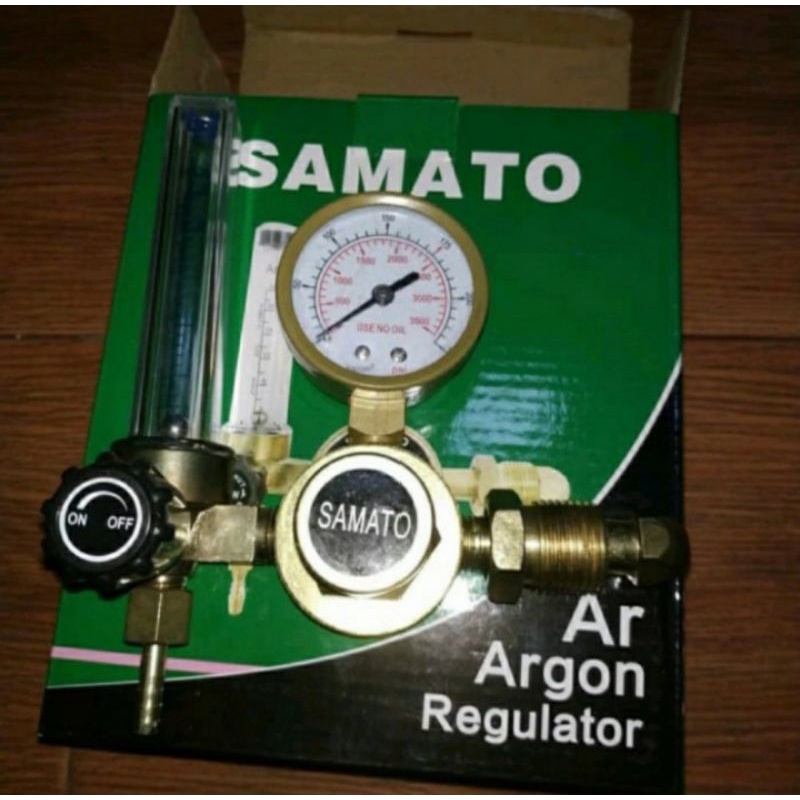 Jual SAMATO ARGON REGULATOR FLOW METER FOR GAS | Shopee Indonesia