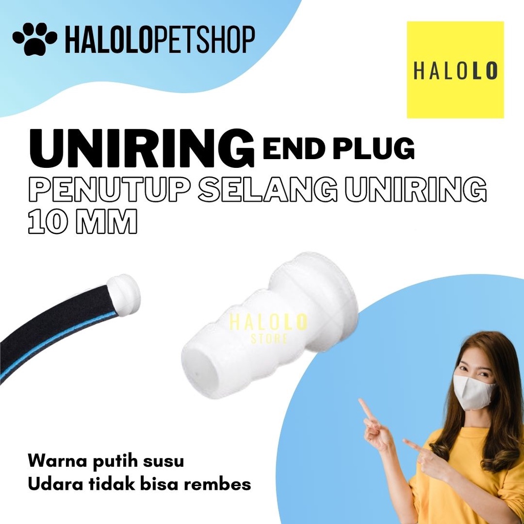 Jual Pipa Konektor End Plug Penutup Selang Uniring 10 mm 10mm | Shopee ...