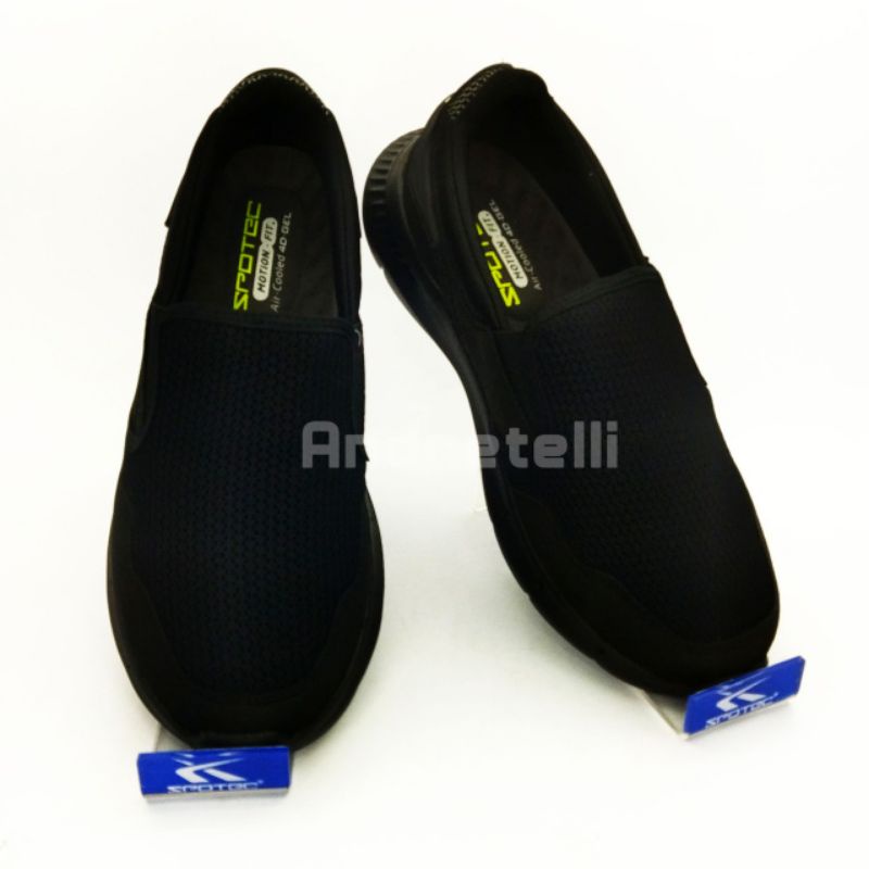 Jual SPOTEC LEXI Sepatu Walking HITAM / HITAM | Shopee Indonesia