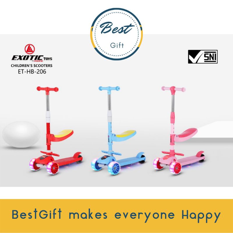 Jual SCOOTER EXOTIC ET-HB 206 (MUSIK+DUDUK) EXOTIC // HB-211 // HB-011 ...