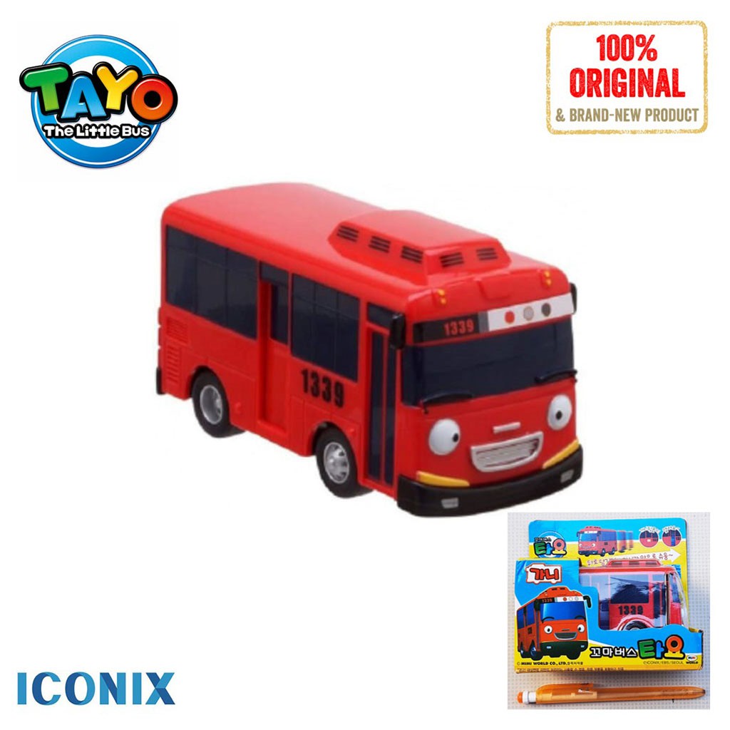 Jual Iconix Tayo The Little Bus Gani Bus Red TYX217002 Mimi World ...