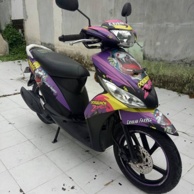 Jual Decal sticker dekal stiker Mio J Mio lama design bebas request ...