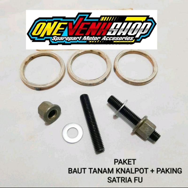 Jual BAUT TANAM KNALPOT SATRIA FU GASKET KNALPOT PAKET BAUT TANAM DAN ...