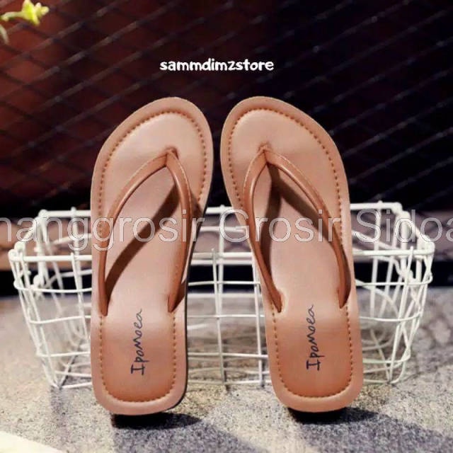 Jual Sandal Wedges Japit Simpel Sendal Jepit Wanita Spon Dewasa Ipomoea ...