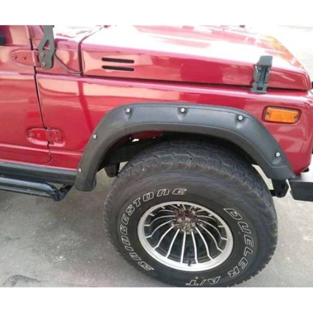 Jual Over Fender Jimny Katana Spakbor Ban Katana Model Kotak Oval ...