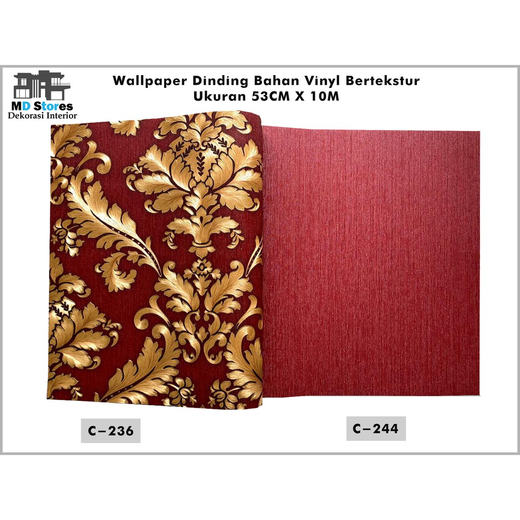 Jual Wallpaper Dinding Motif Kembang Besar Timbul | Shopee Indonesia