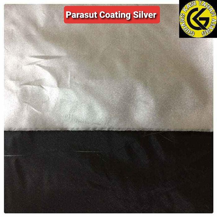 Jual Kain Parasut Coating Silver (Waterpoof) | Shopee Indonesia