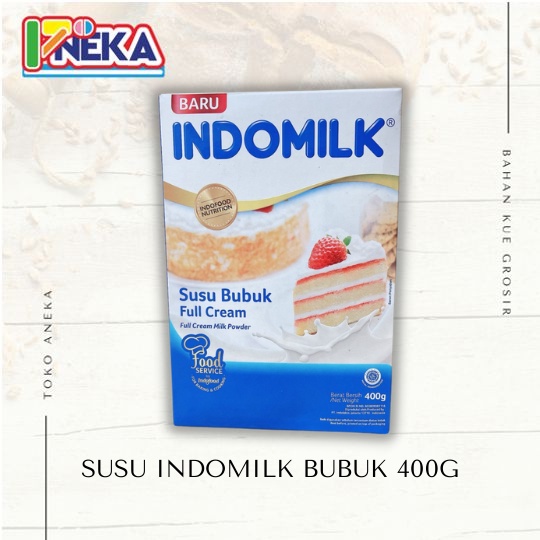 Jual Indomilk Susu Bubuk Full Cream 400gr | Shopee Indonesia