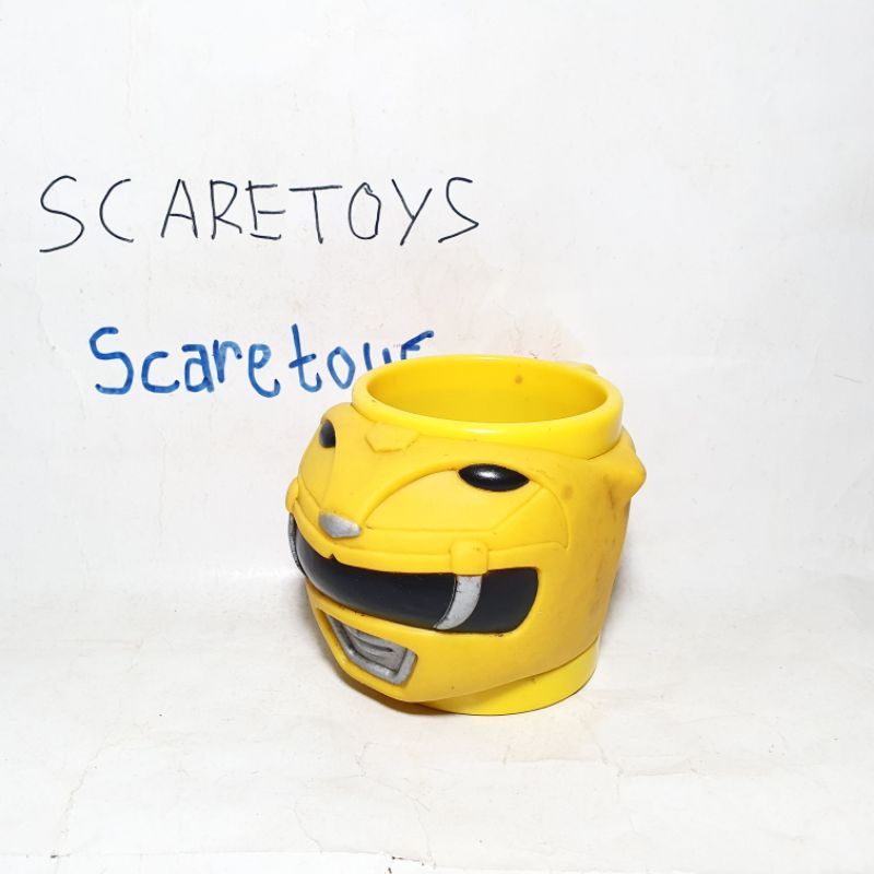Jual Gelas mug Mighty morphin Power Rangers Yellow ranger kuning ...