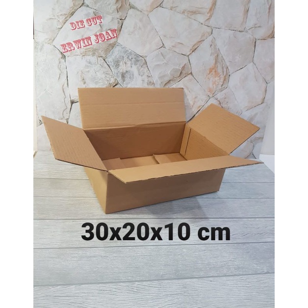 Jual Kardus / Box / uk. 30x20x10 cm / Karton packing polos baru ST ...