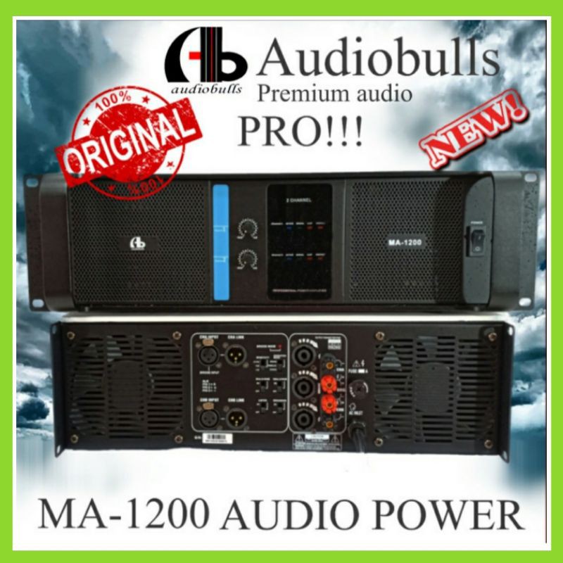 Jual Power AB Audiobulls MA-1200 Power AB Audiobulls Premium Original ...