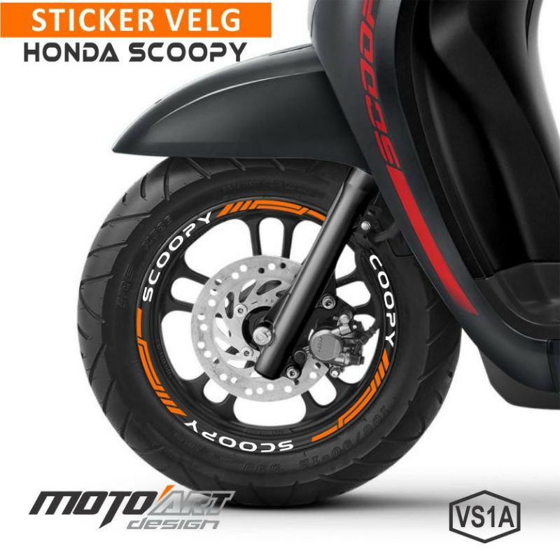 Jual Sticker velg scopy decal print sticker velg homda scopy | Shopee ...