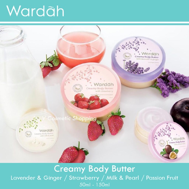 Jual WARDAH Creamy Body Butter 150ml (uk.Besar) | Shopee Indonesia
