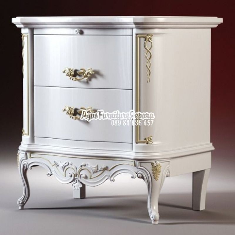 Jual MEJA NAKAS KAMAR DUCO UKIR (meja nakas meja lampu tidur meja kamar ...