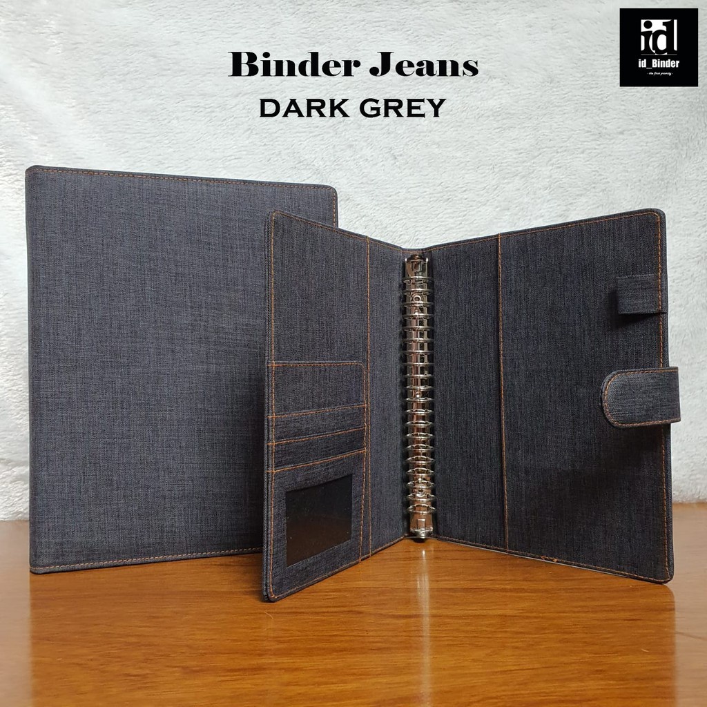 Jual BINDER BAHAN JEANS/DENIM 9 WARNA PILIHAN A5 DAN B5 | Shopee Indonesia