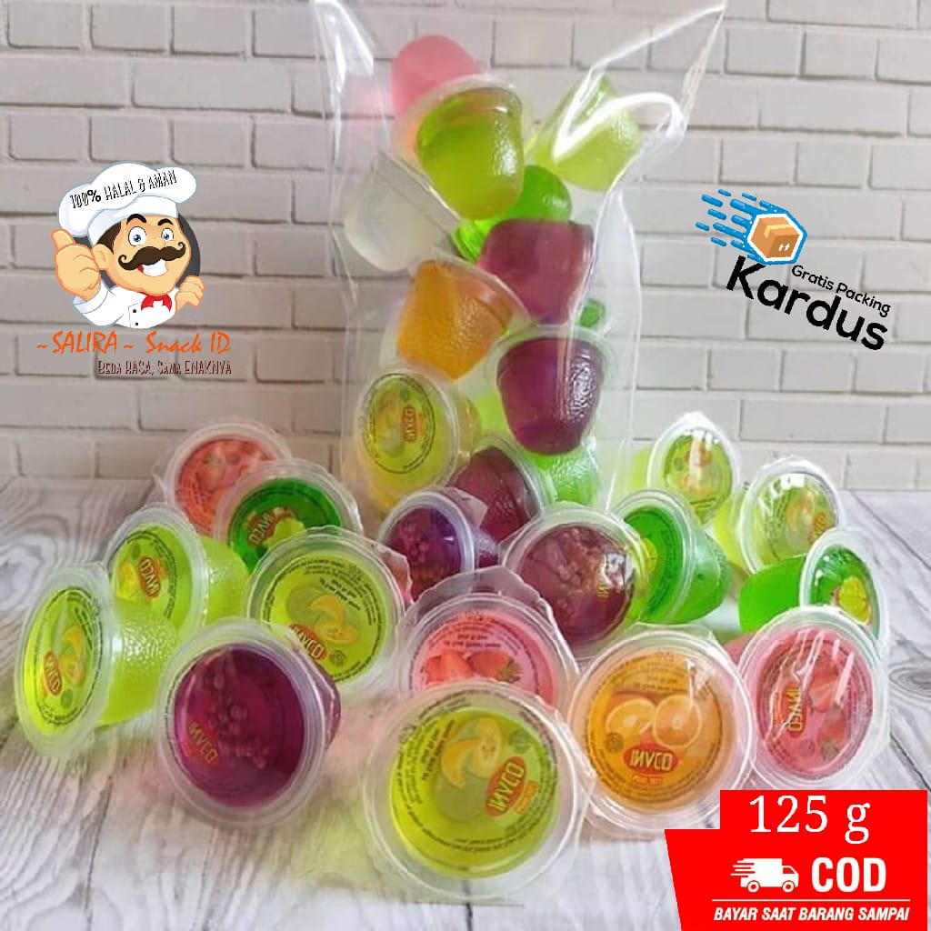 Jual [125g] Inaco Jelly Mini Rasa Buah-Buahan Segar / Ager Mini Inaco ...