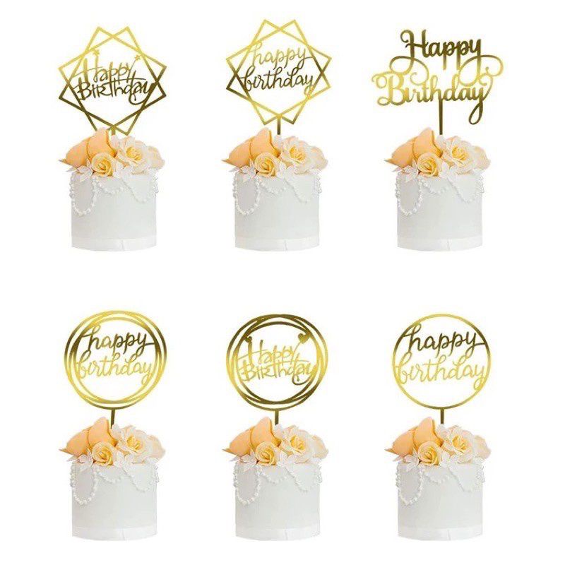 Jual Cake Topper HBD | Shopee Indonesia