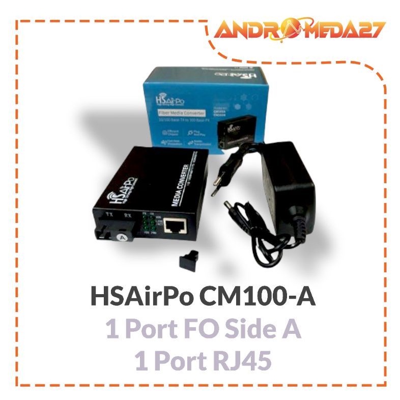 Jual HS AIRPO ( A ) CM100 CONVERTER 10/100 HSAirpo CM100 SIDE A ...