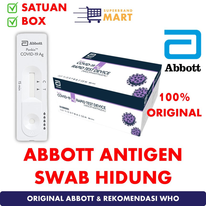 Jual Swab Test Abbott Antigen Bioquick Nasal Naso Nasopharyngeal Satuan ...