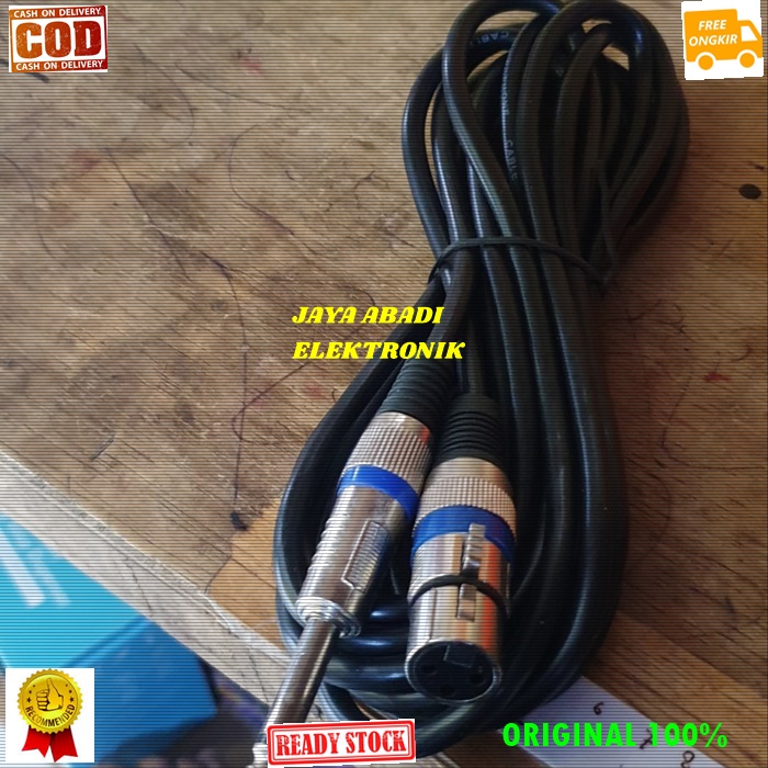 Jual ORIGINAL KABEL MIC 5 METER 5M MICROPHONE CABLE ASLI MIKROPHONE MIK ...