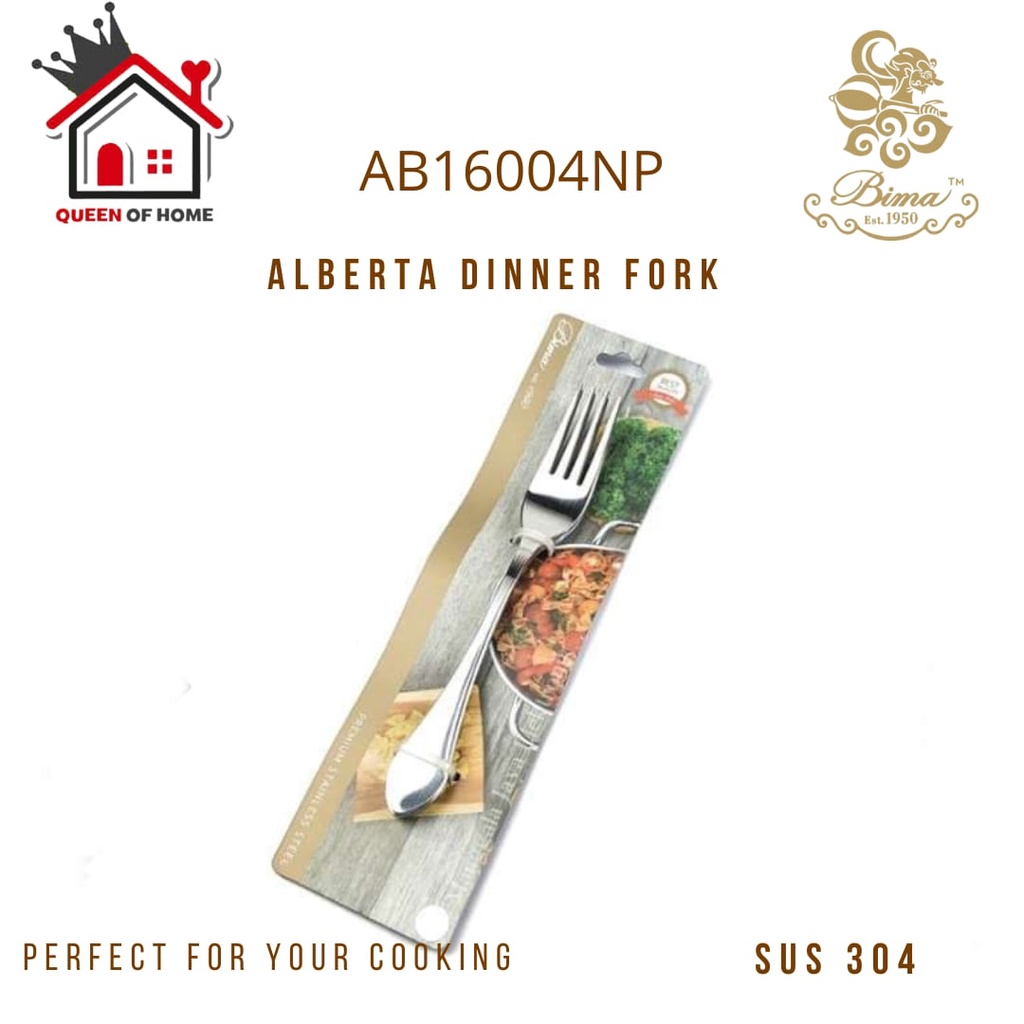 Jual Bima Alberta Stainless Dinner Fork Sus 304 Garpu Makan 4pc ...