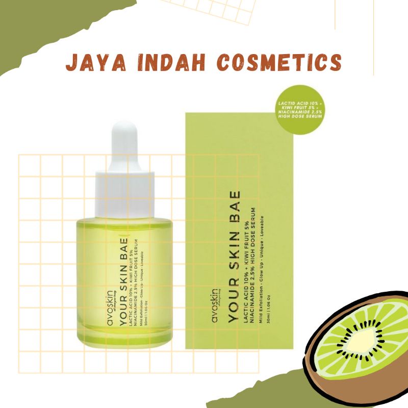 Jual Avoskin Lactic Acid 10%+Kiwi Fruit 5%+Niacinamide 2,5% | Shopee ...