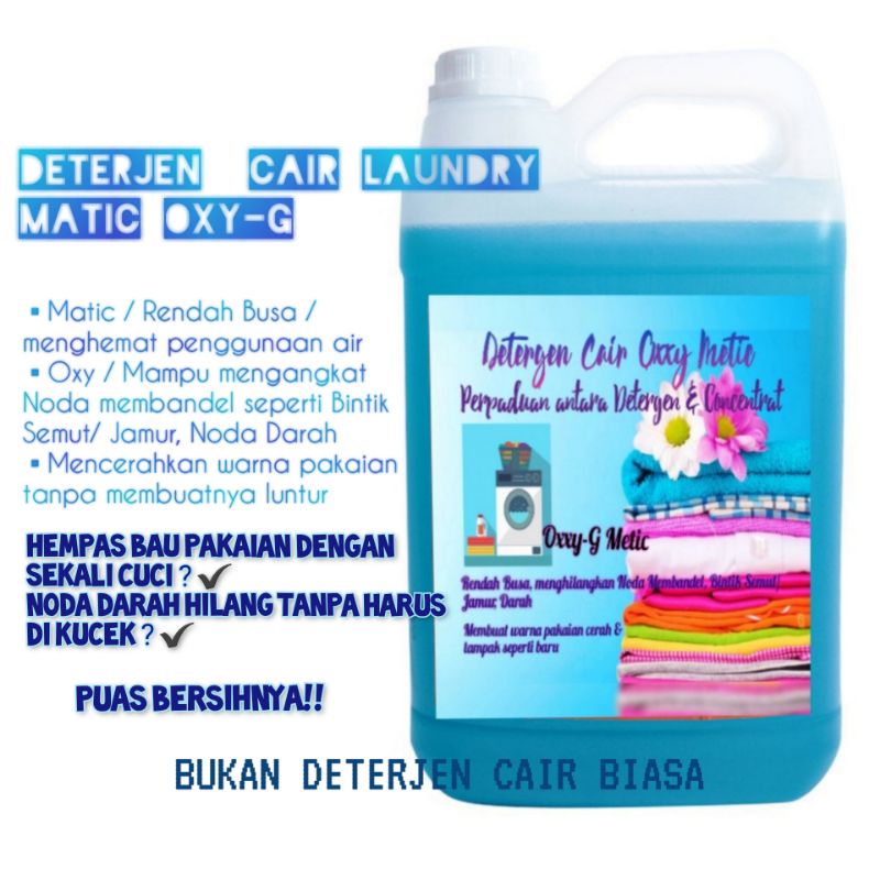 Jual DETERGEN DERTERJEN CAIR LAUNDRY 5 KG | Shopee Indonesia