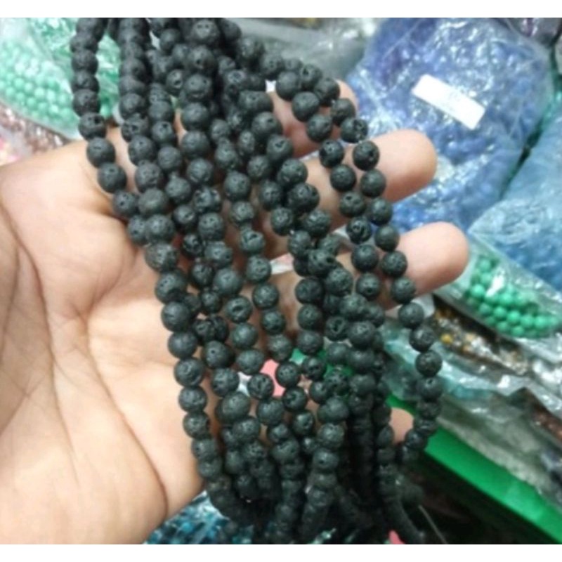 Jual DIY BATU ALAM BULAT 6M | MANIK BATU ALAMI BAHAN CRAFT MEMBUAT ...