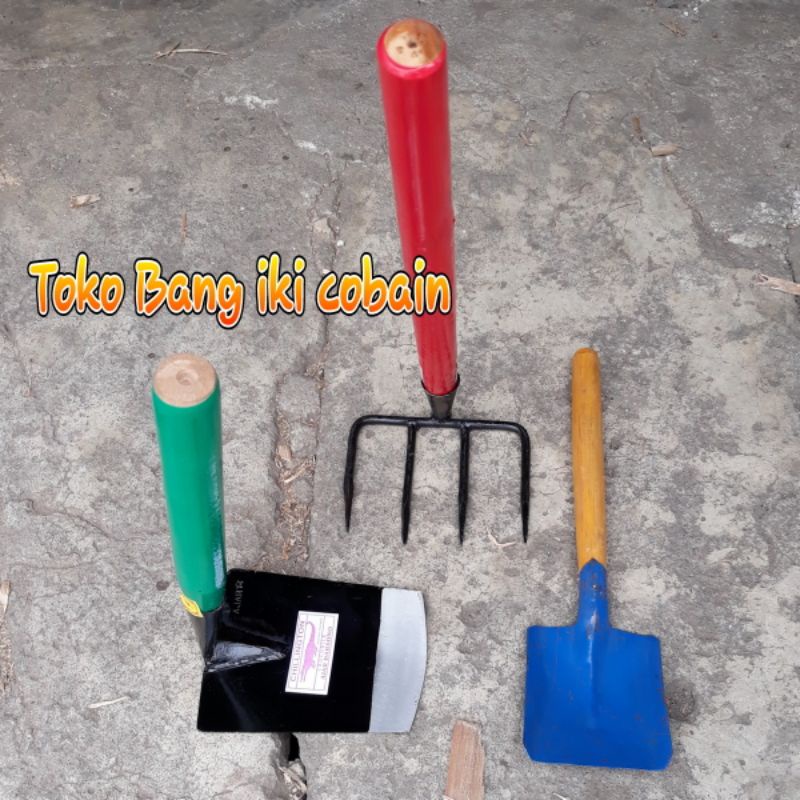 Jual Cangkul Taman Sekop Taman dan Garpu Taman Cangkrang Alat ...