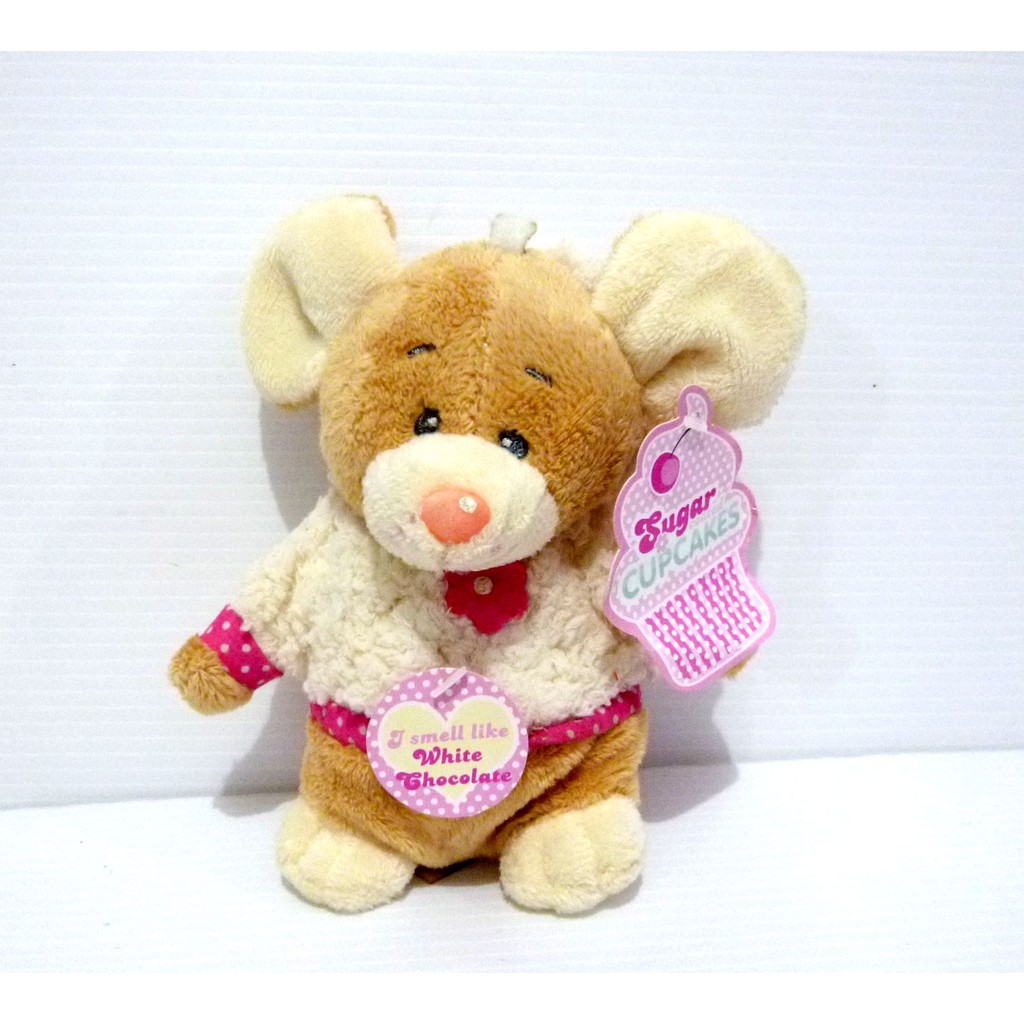 Jual Boneka White Mouse Tikus Putih Original Sugar Cupcakes White ...