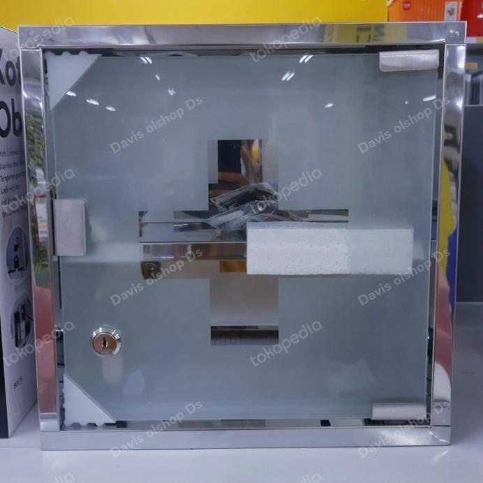 Jual Box Penyimpanan Obat - Kotak Obat P3K Dinding Stainless Rak 2 ...